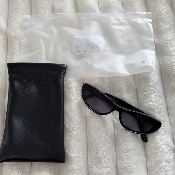 Quay Australia | Accessories | New Quay Guizio Slate Black Sunglasses ...